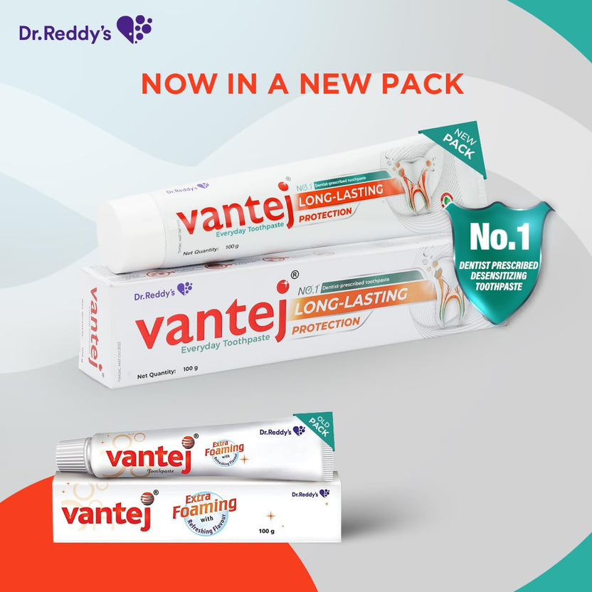 Vantej Toothpaste For Sensitive Teeth Dentist Recommended Sensitivity