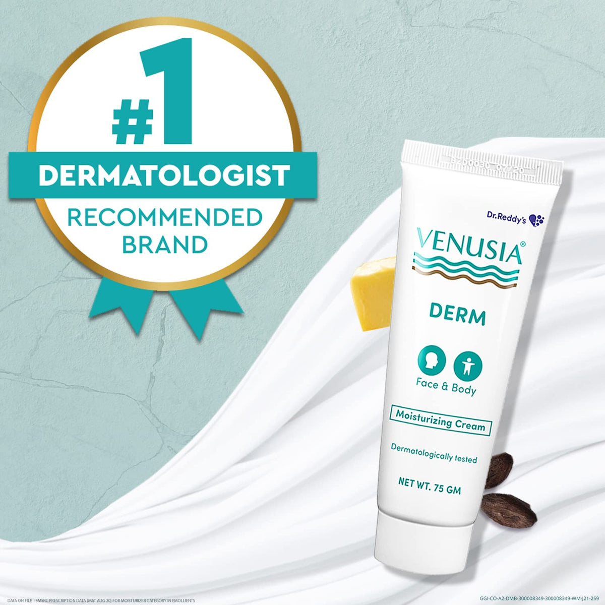 Dr. Reddy's Venusia Derm Moisturizing Cream for Face & Body, Nourishes ...